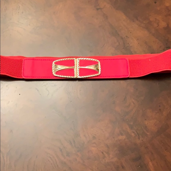 Accessories | Ladies Fashion Red Elastic Belt | Poshmark